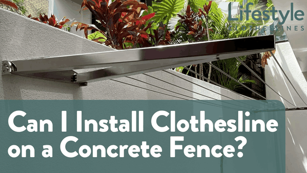 Can I Install Fold Down Clothesline on a Concrete Fence? – Lifestyle ...
